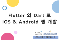 [실시간 라이브 원격]Flutter 와 Dart 로 iOS & Android 앱 개발